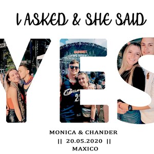 She Said Yes Custom Personalized Engagement Gift for Couple - Etsy