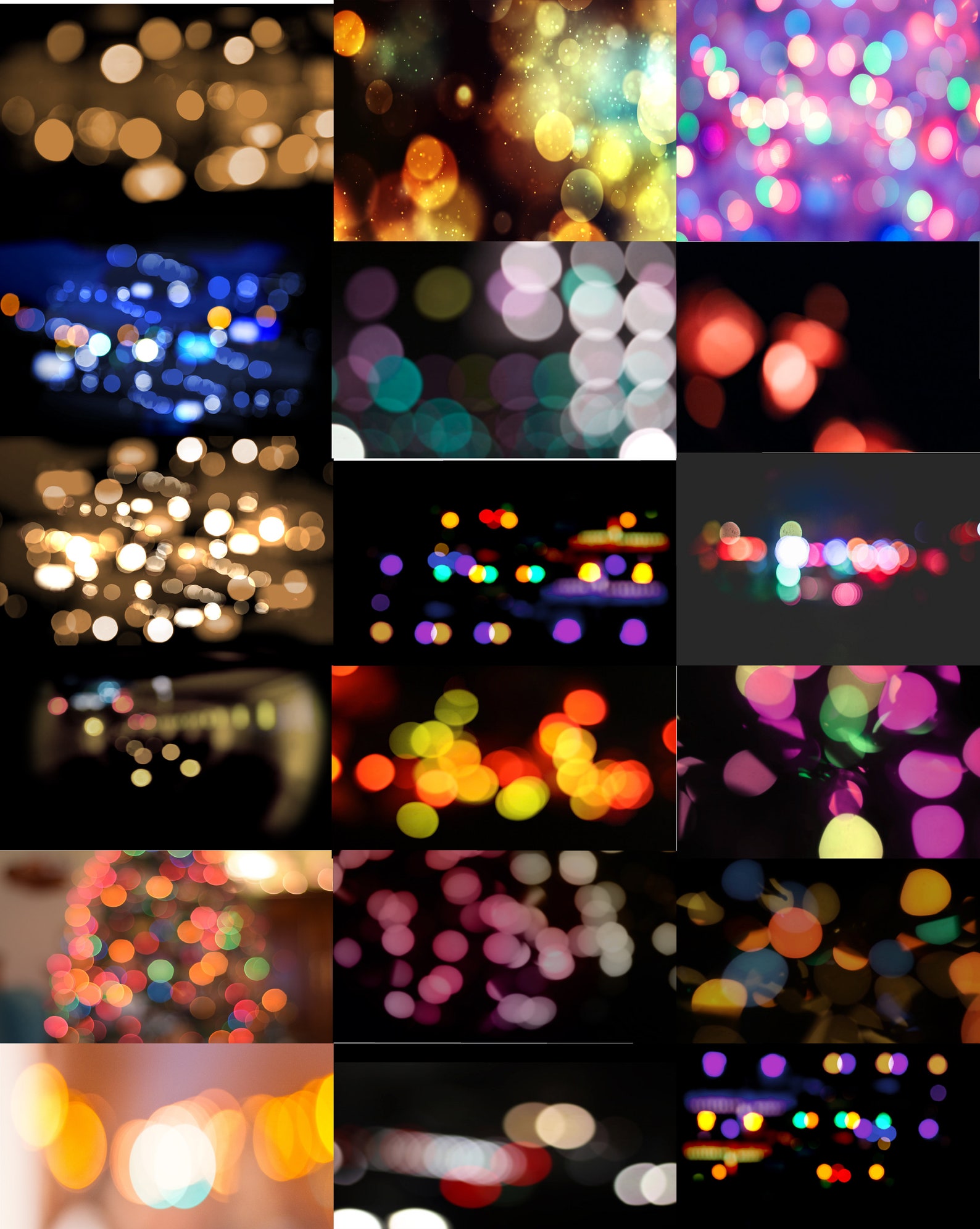 200 Photoshop Light Bokeh Overlays Blurred Light Overlays | Etsy