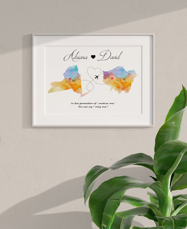 Personalized Long Distance : Relationship Gifts - Gifts for Boyfriend ...