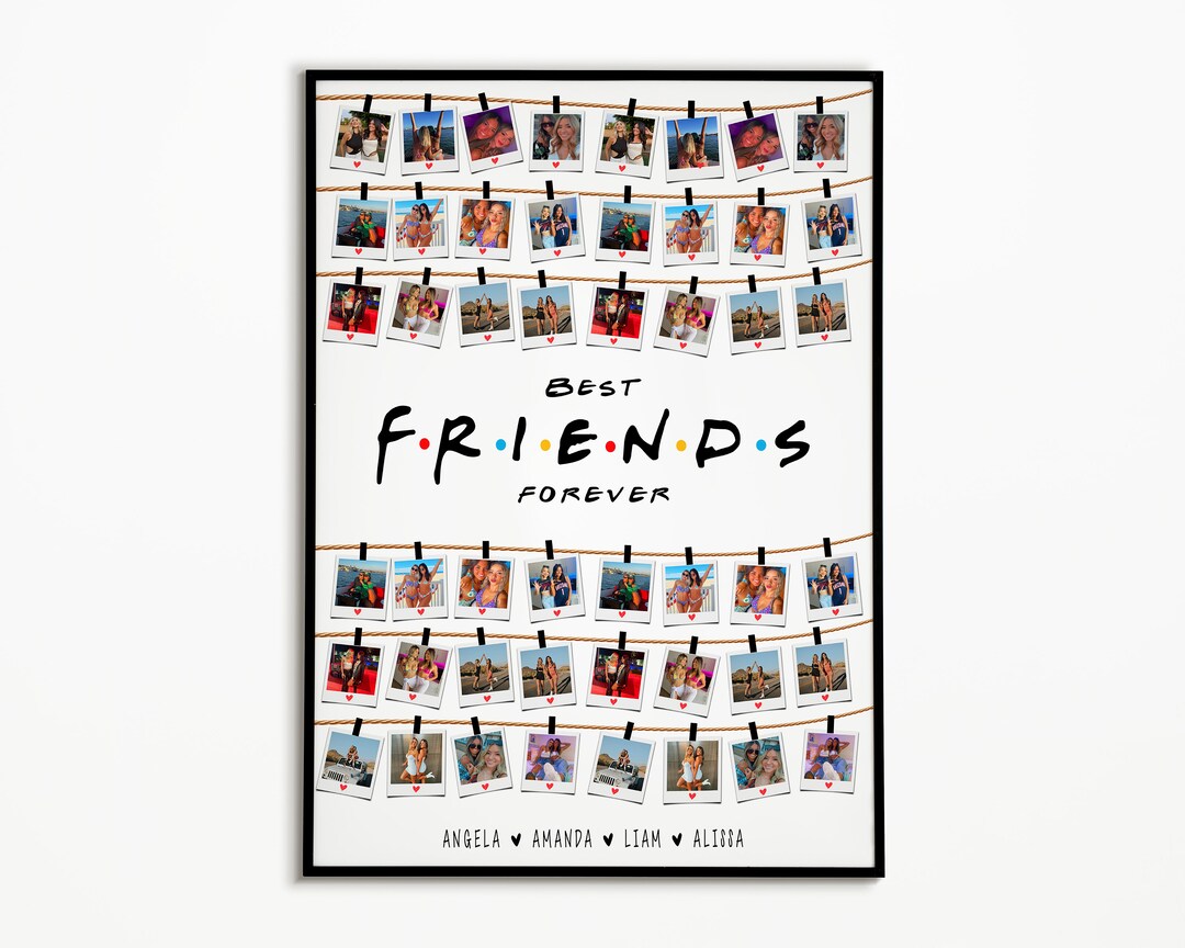 PERSONALISED BEST FRIEND Definition Print, Wall Art Print, Best Friend ...