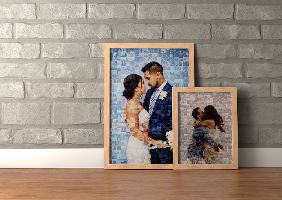 Personalized Mosaic Art – Custom Photo Collage Print, Unique Digital ...