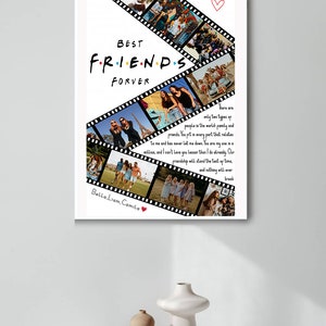 Best Friend Gifts, Best Friends Photo Collage, Personalized Best Friend ...