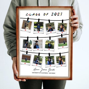 Personalized Graduation Keepsake Print | Custom Graduation Gift for Her | High School | College ...