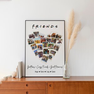Best Friend Gifts, Best Friends Photo Collage, Personalized Best Friend ...