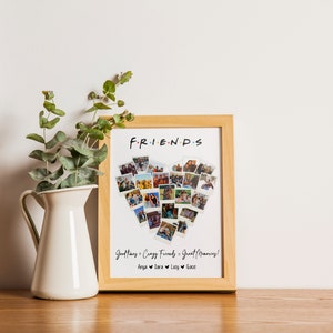 Best Friend Gifts, Best Friends Photo Collage, Personalized Best Friend ...