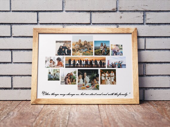 Personalized Family Name Print Custom Family Keepsake Unique - Etsy