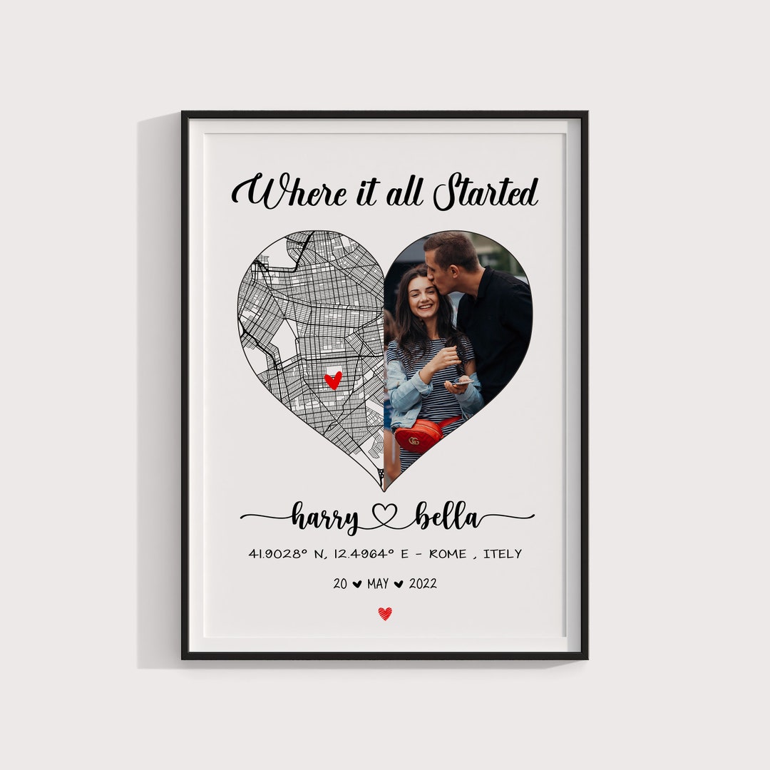 Where It All Began Picture Frame | Personalized Where Love Began ...