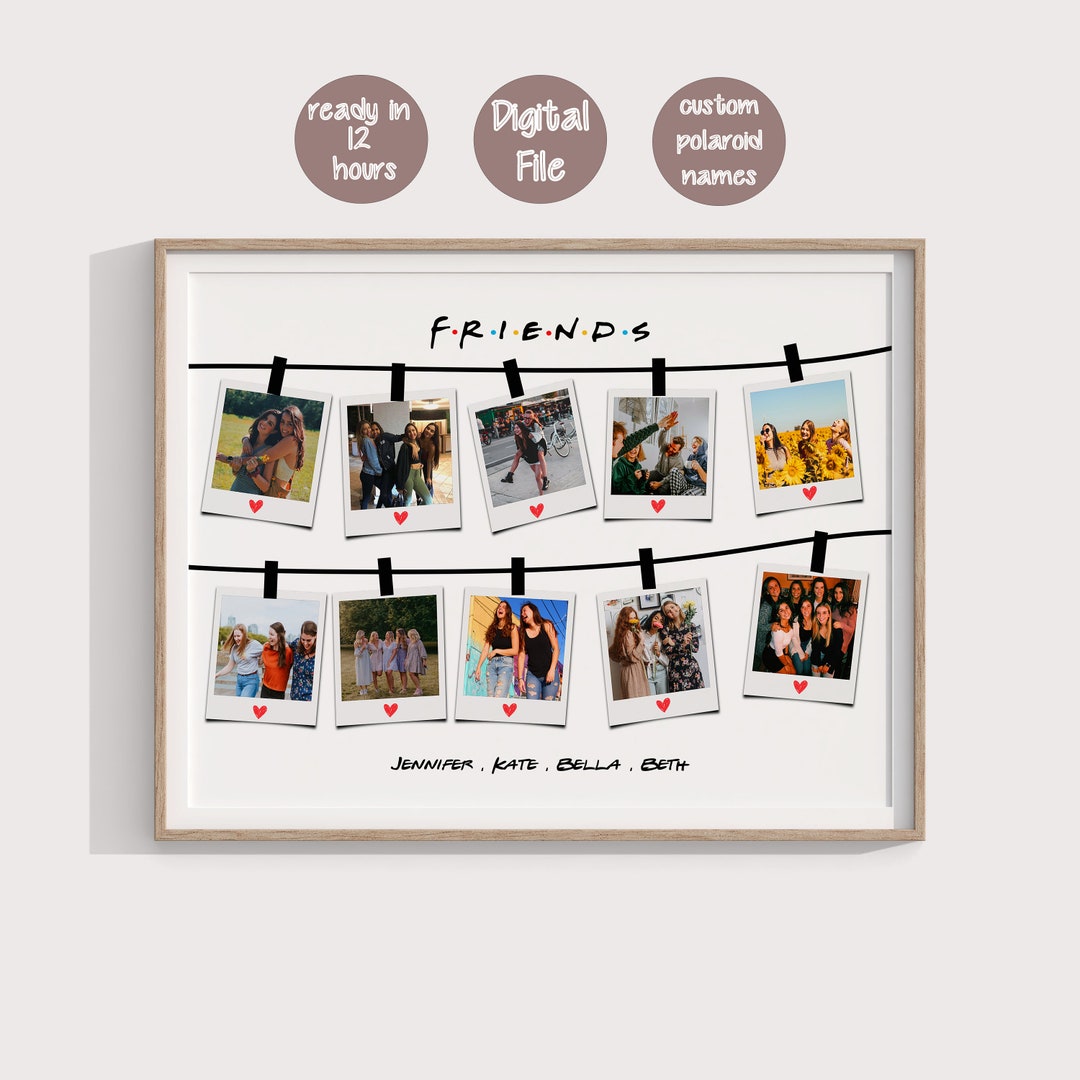 Beste Freundin Geschenke, beste Freunde Fotocollage, personalisierte ...