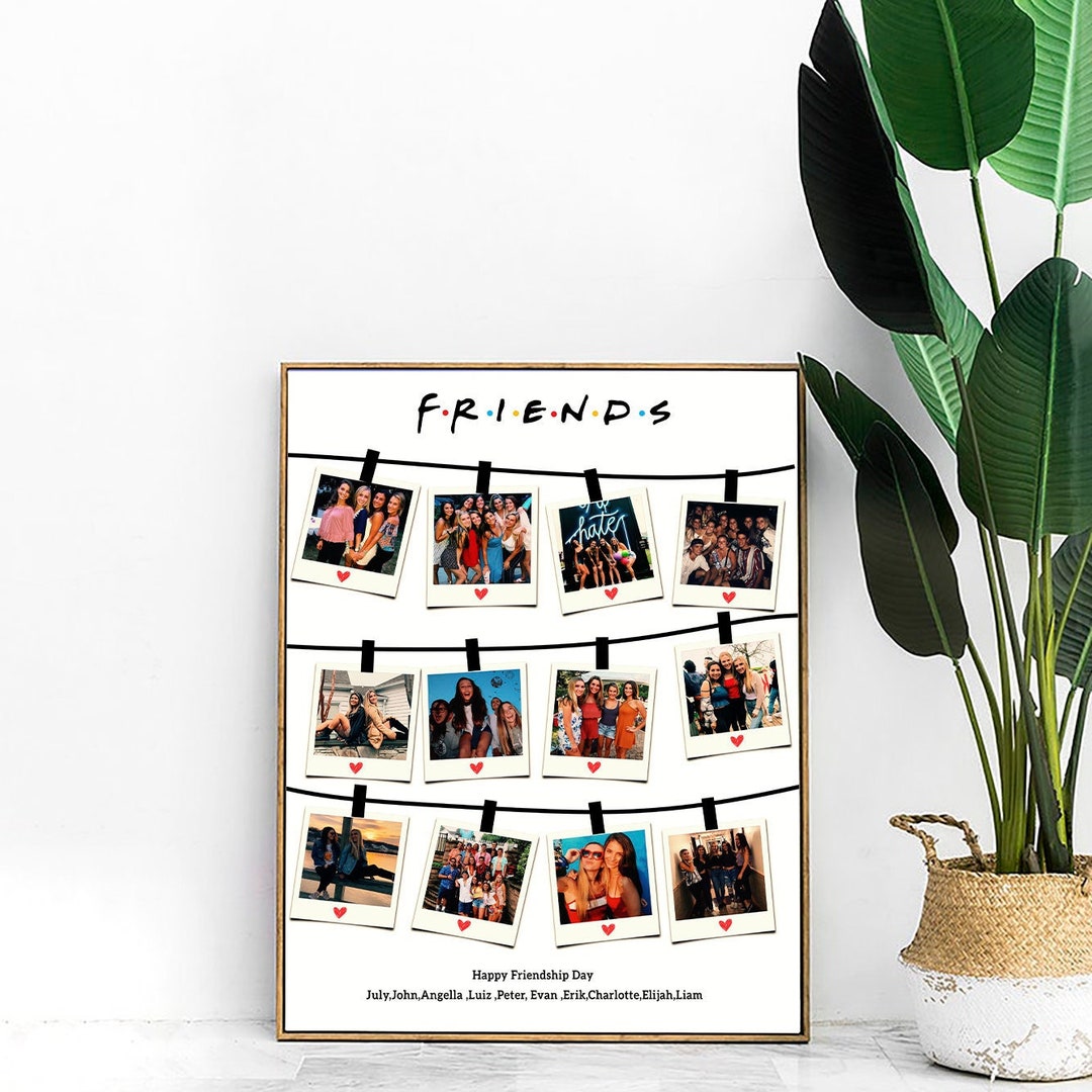Best Friend Gifts Best Friends Photo Collage Personalized - Etsy