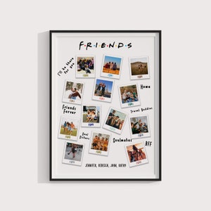 Best Friend Gifts, Best Friends Photo Collage, Personalized Best Friend ...