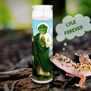 Therapy Gecko | Prayer Candle | Lyle Forever | Lyle Drescher | Gecko on ...