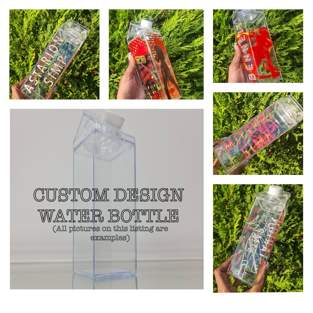 Custom Water Bottle Design - A Personalised Design Made and Chosen by ...