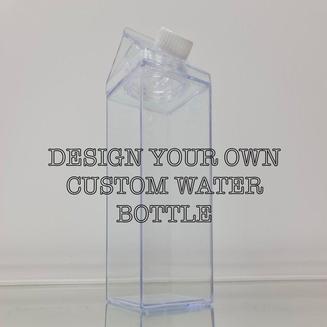 Custom Water Bottle Design - A Personalised Design Made and Chosen by ...