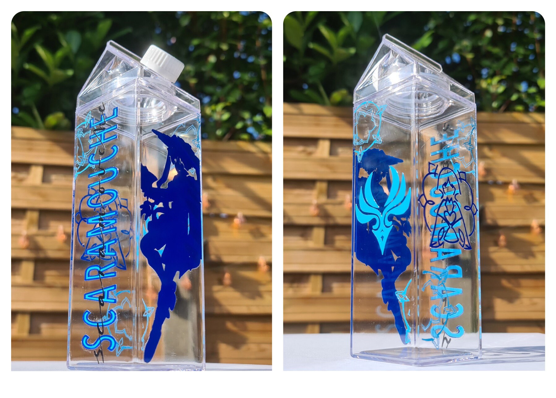 Genshin Impact Anemo Vision Character Vinyl Milk Carton Water Bottle ...