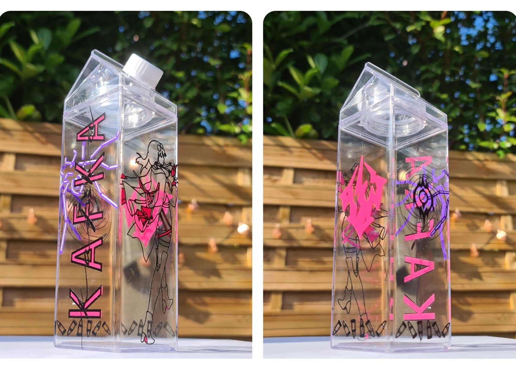 Honkai Starrail Character Vinyl Milk Carton Water Bottle kafka/blade ...