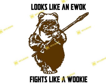 Ewok Silhouette - Etsy UK