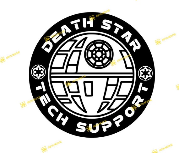 Star Wars Death Star Tech Support Version 2 SVG PNG | Etsy