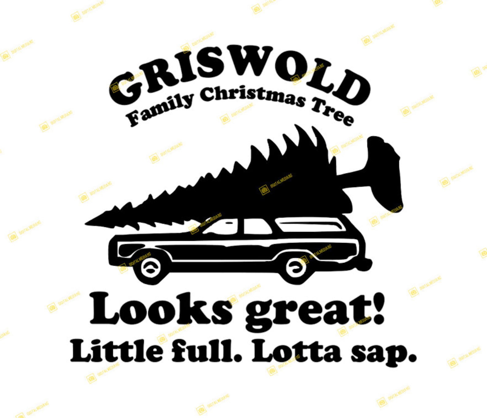 Griswold Family Christmas Tree Christmas Vacation Movie | SVG PNG ...