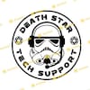 Star Wars Death Star Tech Support | SVG PNG | Silhouette Cricut Cutting ...