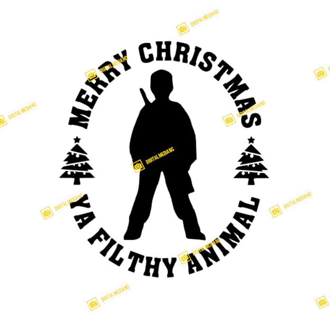 Home Alone, Merry Christmas Ya Filthy Animal, Kevin Mccallister | SVG ...