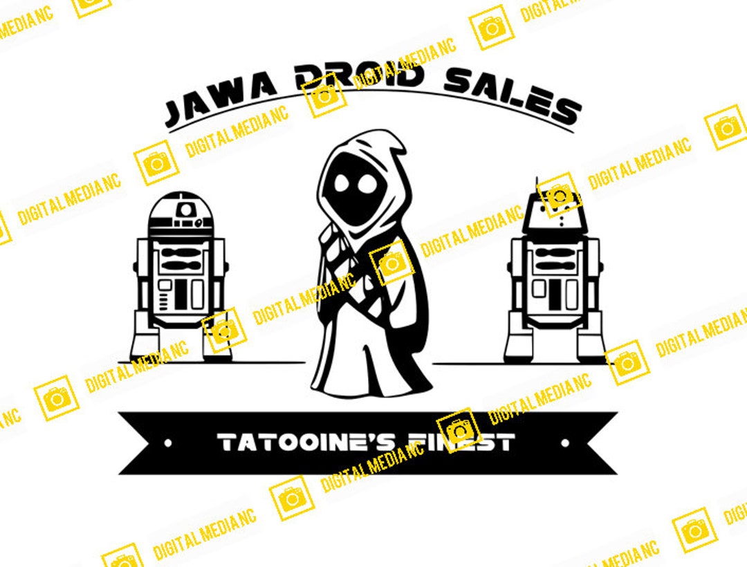 Star Wars, Jawa Droid Sales, Tatooine's Finest, New Hope, R2 D2 | SVG ...