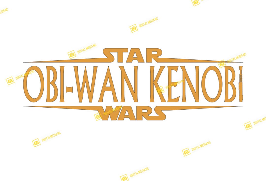 Star Wars Obi Wan Kenobi TV Show Logo | SVG PNG | Silhouette Cricut ...