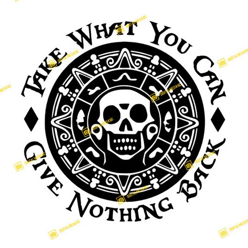 Pirates of the Caribbean Take What You Can Give Nothing Back - Etsy