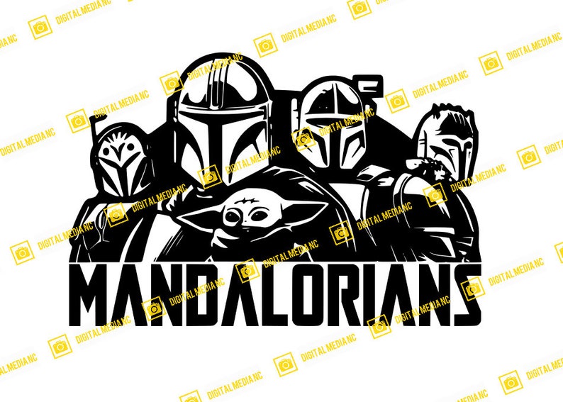 Mandalorian Star Wars MANDO Baby Yoda Grogu SVG PNG - Etsy