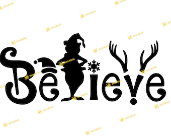 Christmas Grinch Believe Svg - Etsy
