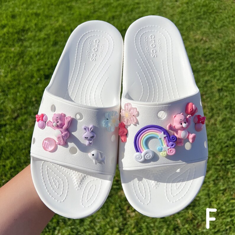 Bear Shoe Charms Cute Crocs Kawaii Set - Etsy