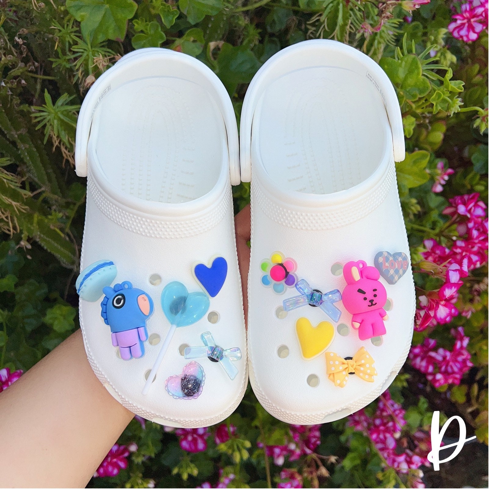 BTS Shoe Charms Crocs Cute Kpop Set | Etsy