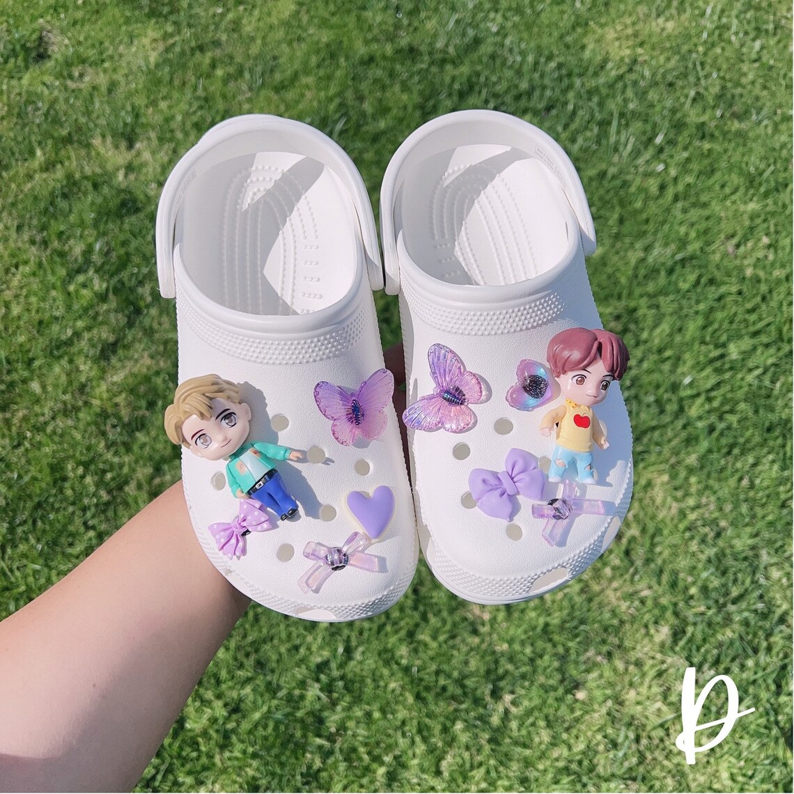 BTS Shoe Charms Kpop Cute Kawaii Set Charms Only Read - Etsy