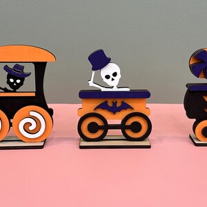 Skeleton Train Set DIY Wooden Kit. Paint Included. - Etsy