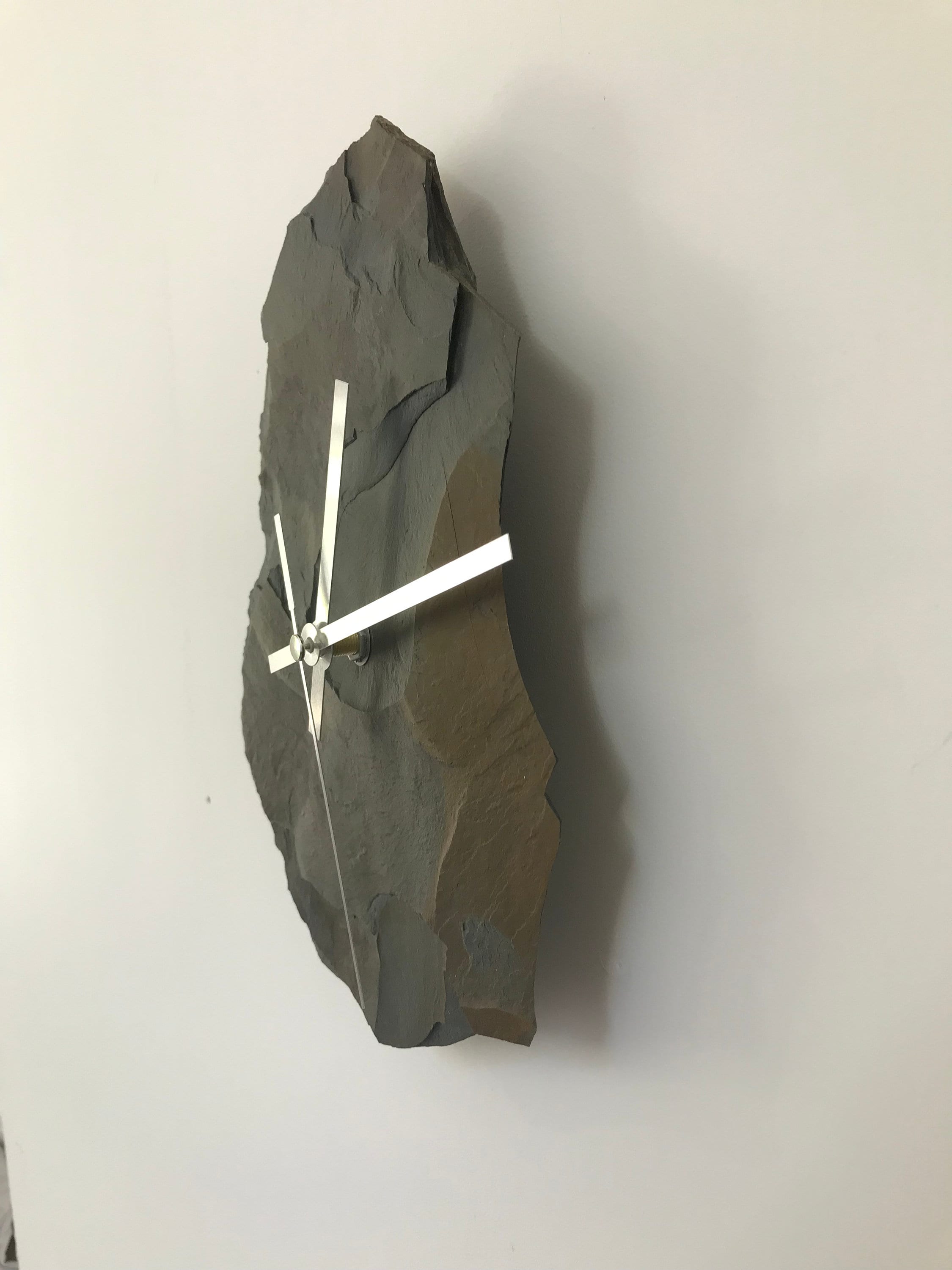 Natural Welsh Slate Wall Clock - Etsy UK
