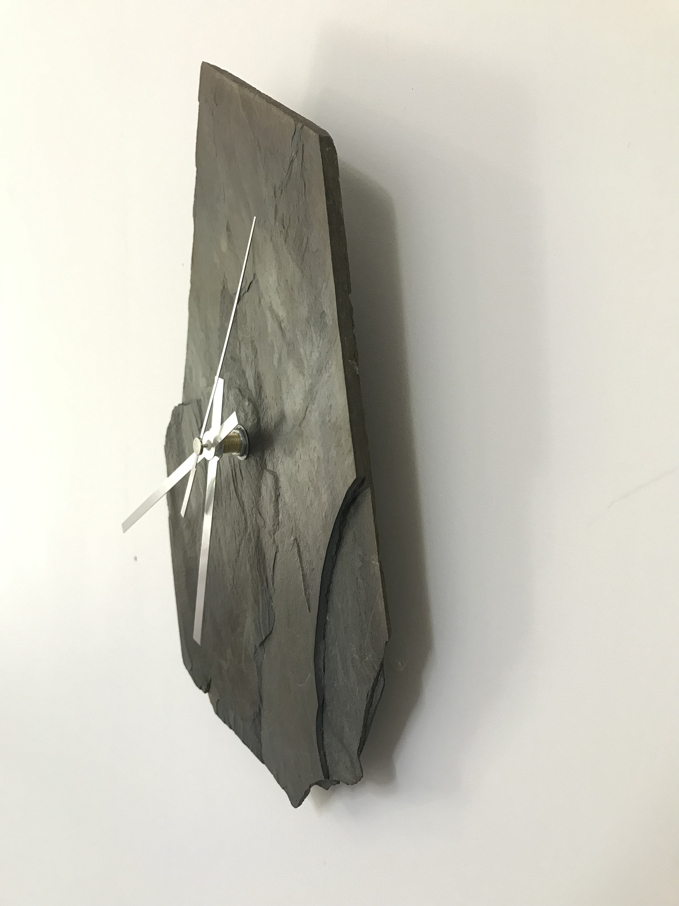 Natural Welsh Slate Wall Clock | Etsy