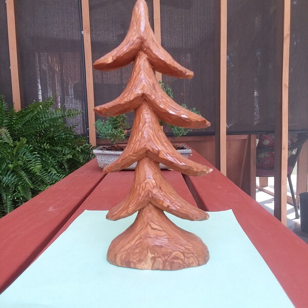 Hand Carved Tree - Etsy