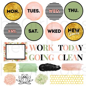 2024 August Digital Stickers for Goodnotes, Goodnotes Monthly August ...