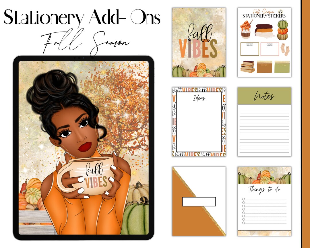 Fall Season Autumn Digital Planner Templates Fall - Etsy