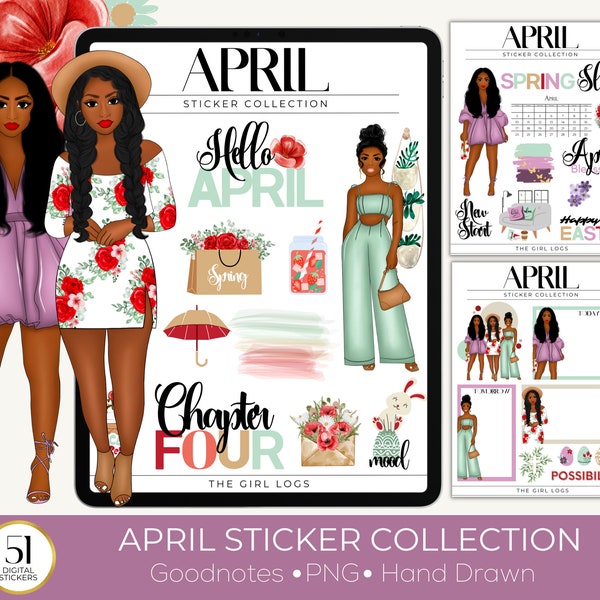 Spring Stickers - Etsy
