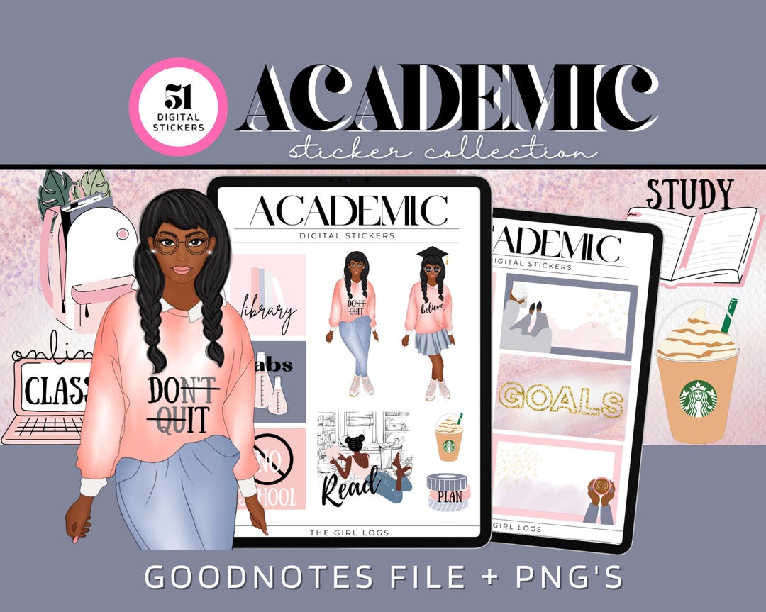 Goodnotes Stickers, Student Stickers, Digital Student Stickers, Student ...