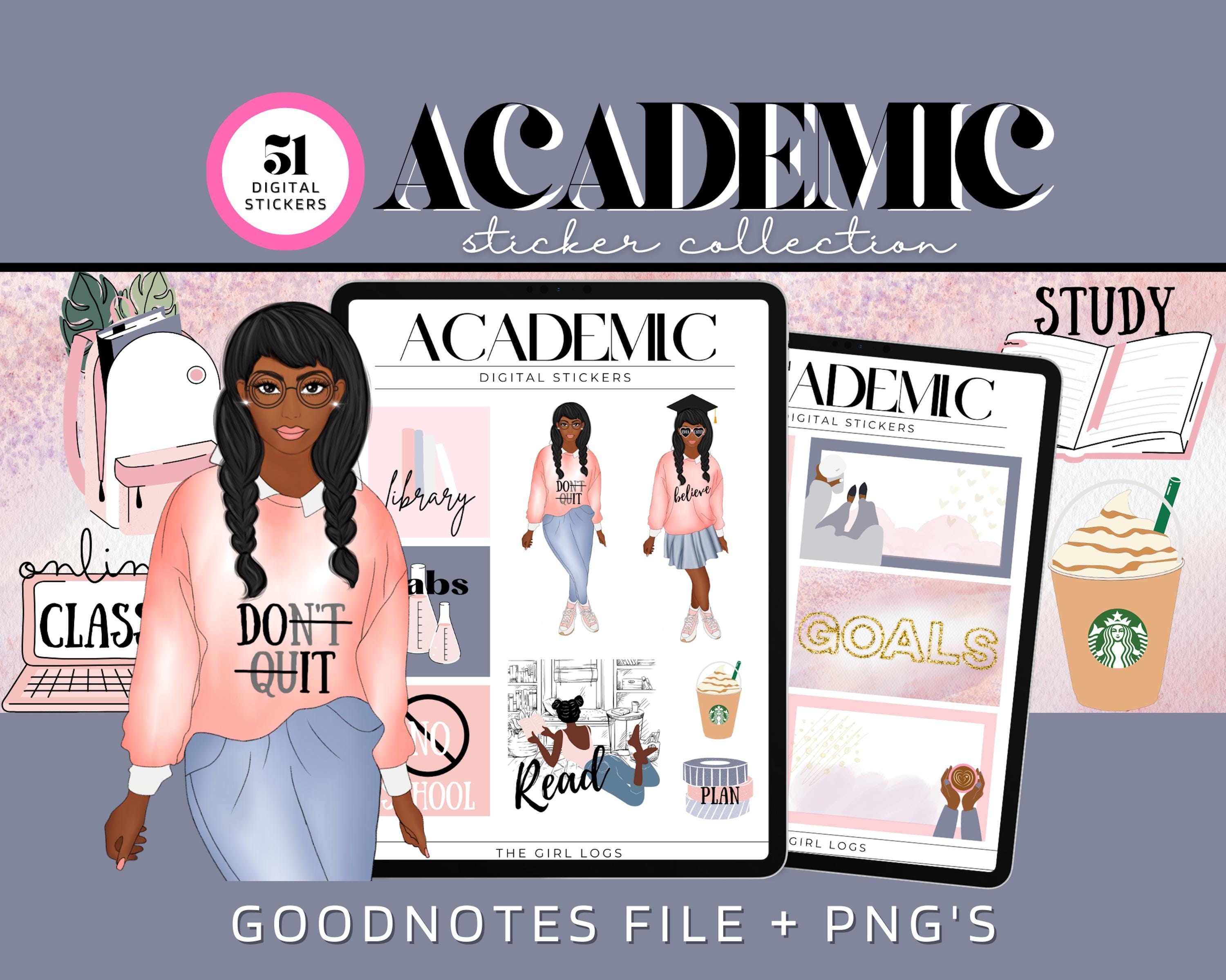 Goodnotes Stickers, Student Stickers, Digital Student Stickers, Student ...