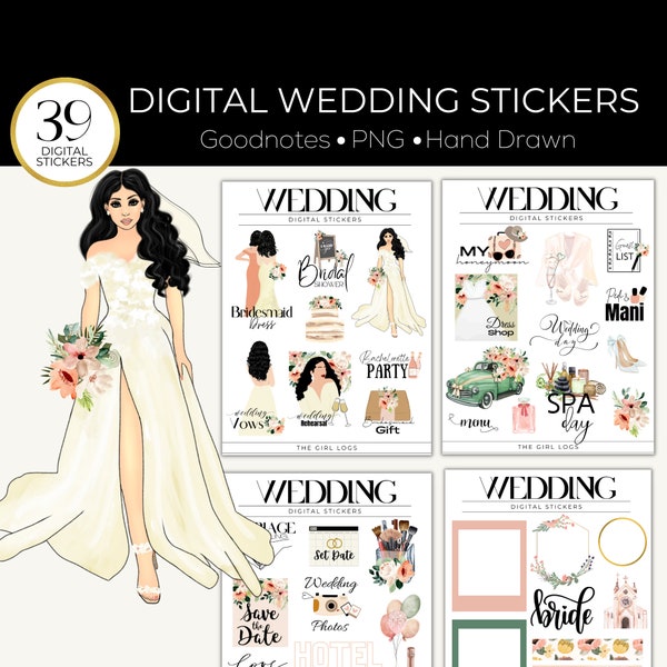 Wedding Stickers - Etsy