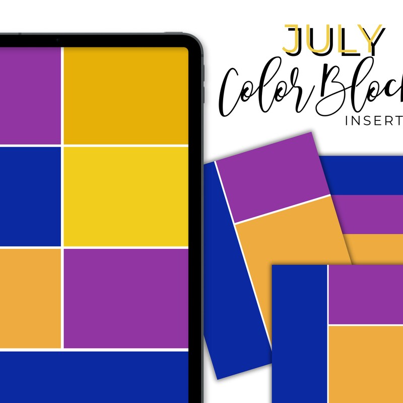 Color Block Design - Etsy