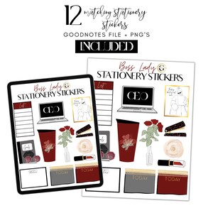 Boss Lady Stationery Templates, Stationery Sets, Boss Lady Stickers ...
