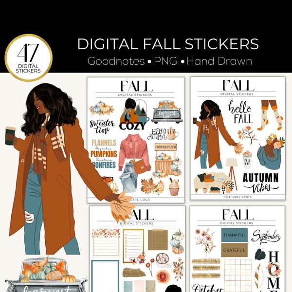 Fall Planner Stickers - Etsy