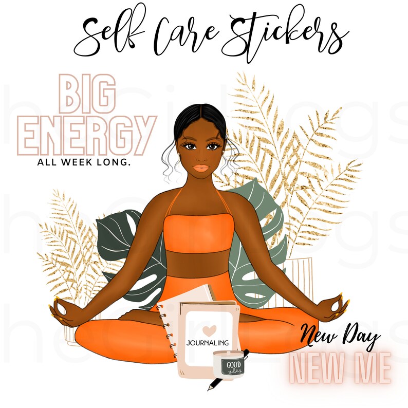 Self Care Goodnotes Stickers Manifest Stickers Digital - Etsy