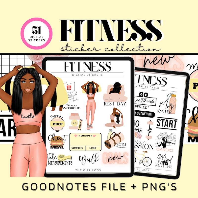 Fitness Planner Stickers - Etsy