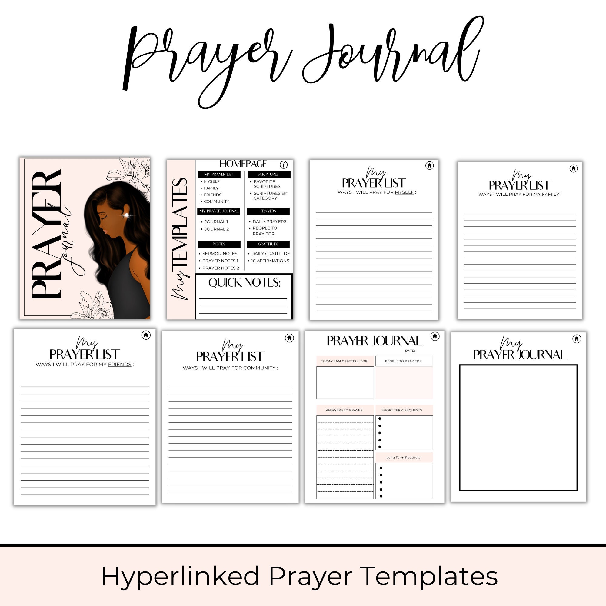 Prayer Planner, Digital Prayer Journal, Goodnotes Prayer Journal,prayer ...