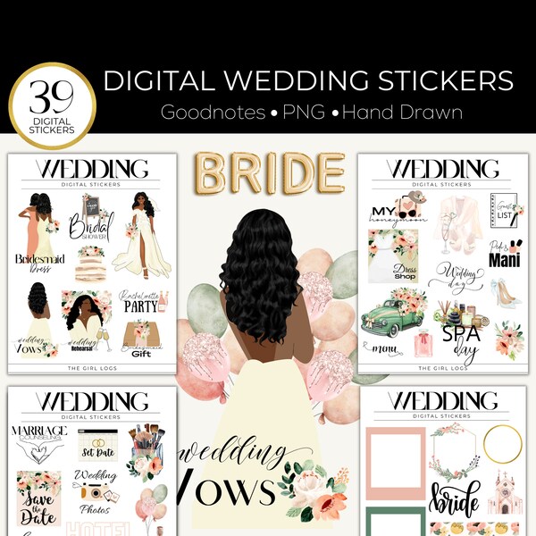 Wedding Stickers - Etsy
