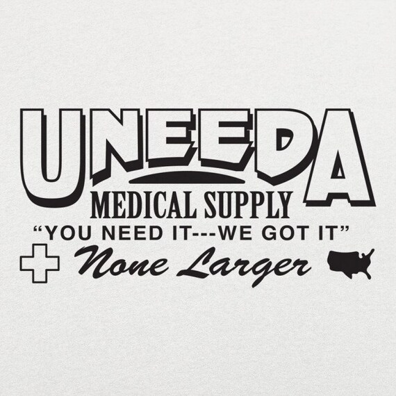 White UNEEDA Medical Supply T-shirt / Unisex Tee Shirt / - Etsy